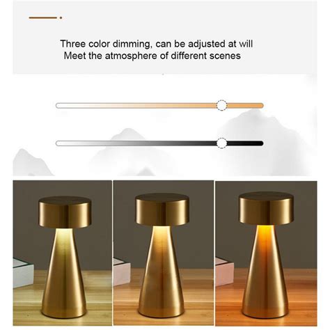 Badu Bg Ретро Led настолна лампа Акумулаторна защита за очите