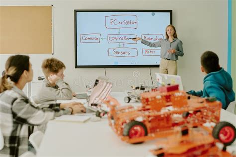 Computer Science Lesson In Classroom Stock Photo Image Of Babe Classroom 342991452