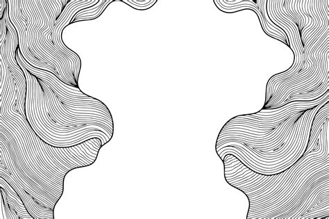 Premium Vector Vector Abstract Line Art Wavy Smooth Flowing Dynamic Black Gradient