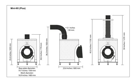 Mini Iki Plus Wood Burning Sauna Stove