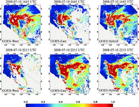 comparison of aod retrievals from single satellite algorithms and from
