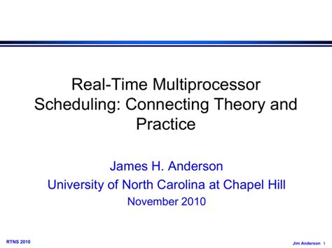 Real Time Computing On Multicore Platforms