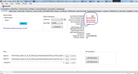 DCA EVM Can T Connect MmWave Studio With AWR DCA EVM Sensors Forum Sensors TI