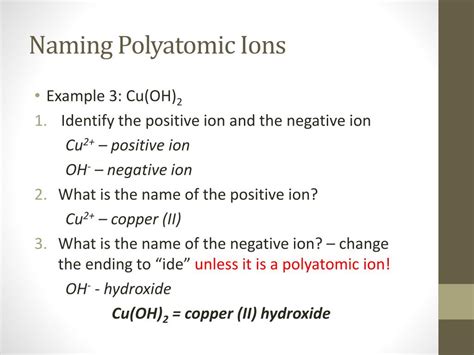 Ppt Naming And Formulas Multivalent And Polyatomic Ions Powerpoint Presentation Id 5871747