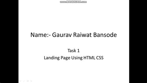Gaurav Bansode On Linkedin Task1 Oasisinfobyte Webdevelopment Intern Html Css Internship