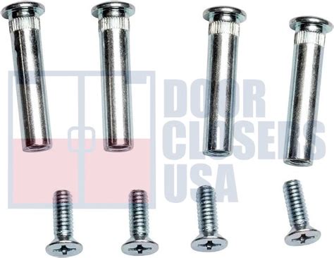 Global Door Controls Sex Bolts Pack For In Wide X In Tall Chassis Head