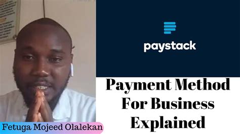 Paystack Payment Method For Business Explained Youtube