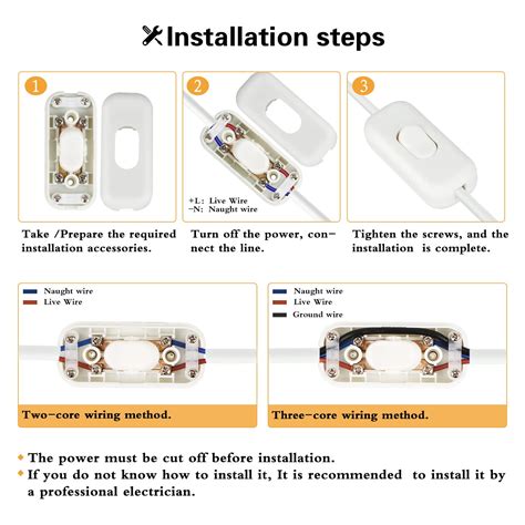 Inline Switch Zevnico Lamp Switch Pack In Line Light Switches Torpedo Switch Inline Switches