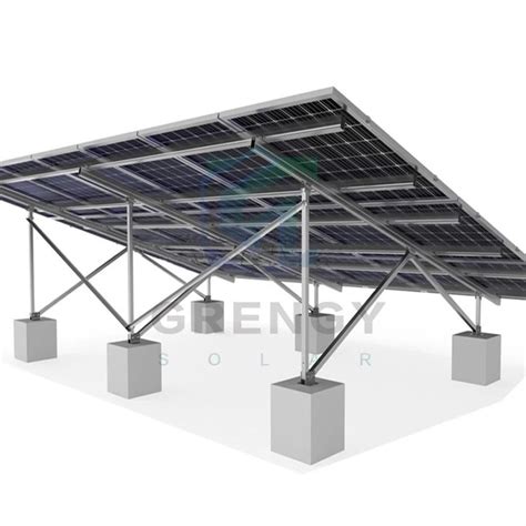 Customized Ground Mounted Pv Mounting Structures Suppliers Factory Custom Service Grengy