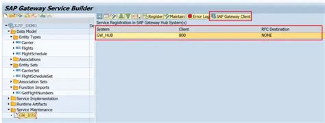 Building Odata Services 9 Testing Crud Q Operations From Gateway Client Discovering Abap