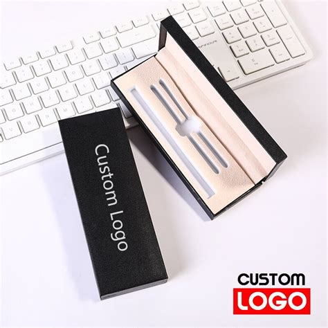 블랙 플립 세트 펜 상자 서명 펜 상자 광고 펜 상자 선물 문구 도매 맞춤형 로고 학용품 Aliexpress