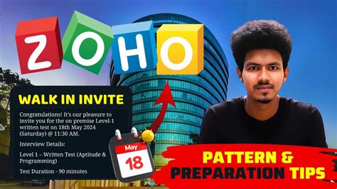 Zoho Software Developer Written Test May 18 Zoho Written Test Aptitude And Programming