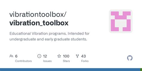 vibration toolbox mdof notebook ipynb at master · vibrationtoolbox vibration toolbox · github