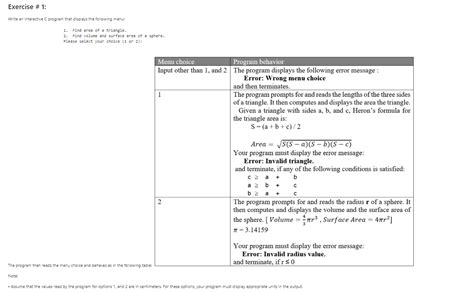 Solved Exercise Write An Interactive C Program That Chegg