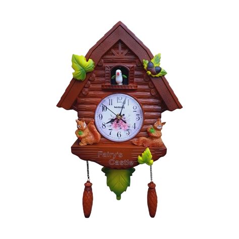 Малък часовник с песни и кукувица Emag Bg