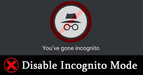 How To Disable Chrome Incognito Mode On Windows TechLatest