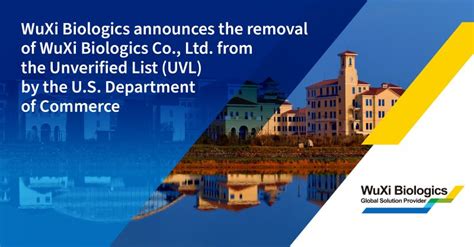 Emmanuel Benoit On Linkedin Wuxi Biologics Co Ltd Removed From Unverified List