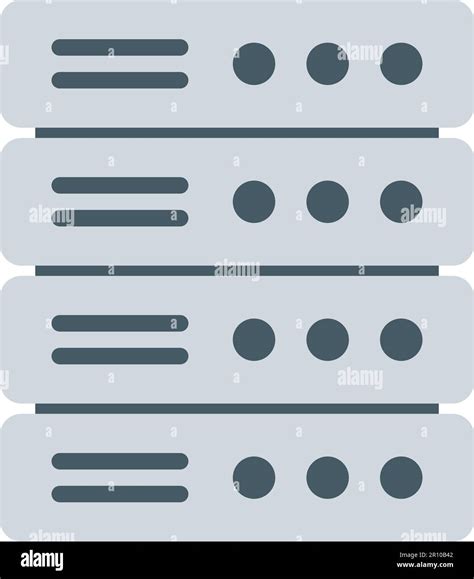 Server Icon Vector Image Suitable For Mobile Apps Web Apps And Print