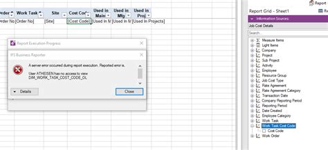 Custom Dimension Connections Permission Issue Ifs Community