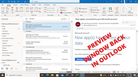 Outlook Show Preview Window Again Practical Tips