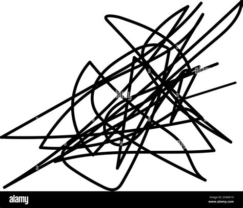 Scrible Line Art Hand Draw Vector Stock Vector Image And Art Alamy