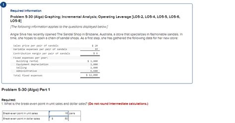 Solved Required Information Problem Algo Graphing Chegg