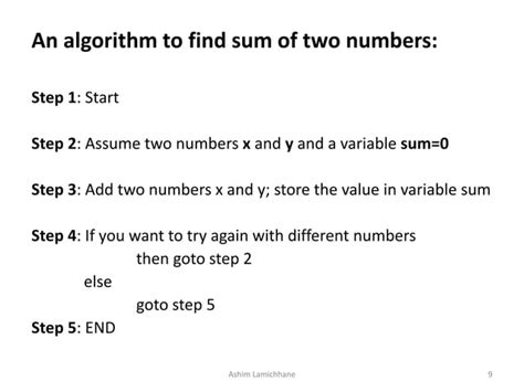 Unit 1 Problem Solving With Computer Pptx