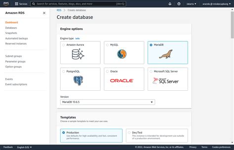 Aws Getting Started A Mariadb Db Instance With Amazon Rds Jurnal