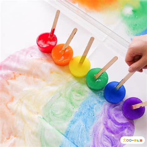 레인보우 얼음 놀이 차이의 놀이