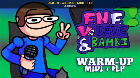 Dandb 30 Warm Up Midi Flp Modding Tool For Friday Night Funkin Fnf Modding Tools
