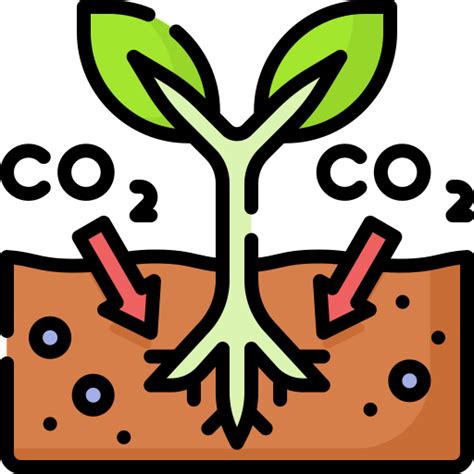 Carbon Sequestration Special Lineal Color Icon