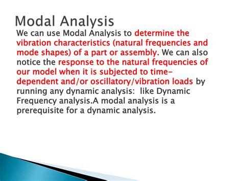Modal Harmonic Response Analysis PPTX