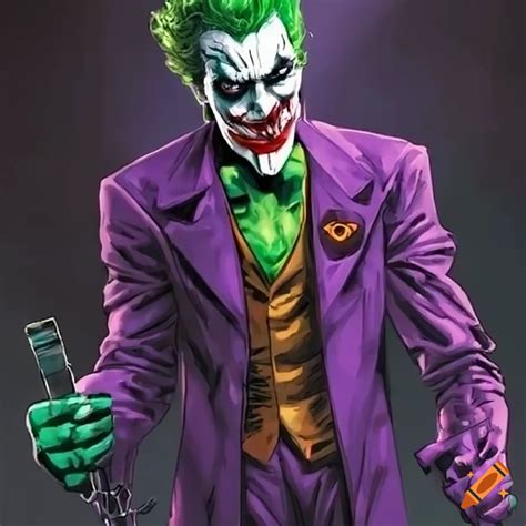 Superhero Batman Battling Villain Joker On Craiyon