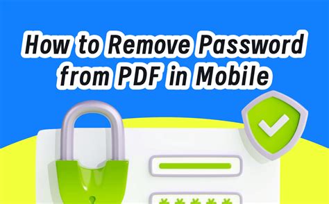 How To Remove Password From PDF In Mobile Using Methods