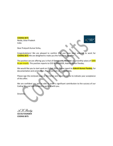 Codingbits Intern Internship Community Startup Pratyush Kumar Sinha