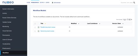 JSF UI Admin Tab Overview Nuxeo Documentation JSF UI Admin Tab Overview Nuxeo Documentation