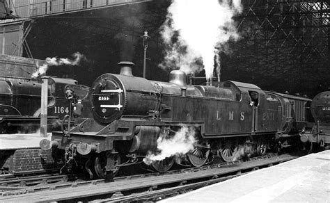 Birmingham New Street Station Lms Period Locomotives Lms 4mt 2 6 4t No 2351 Is Seen Standing