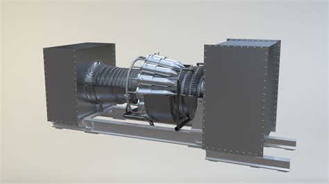 Gas Turbine 3d Model 25 3ds C4d Free3d