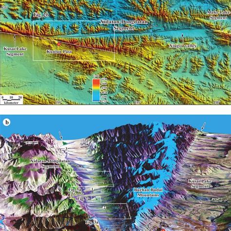 A Srtm 90 M Resolution Color Shaded Relief Map Of The Xidatan Download Scientific Diagram