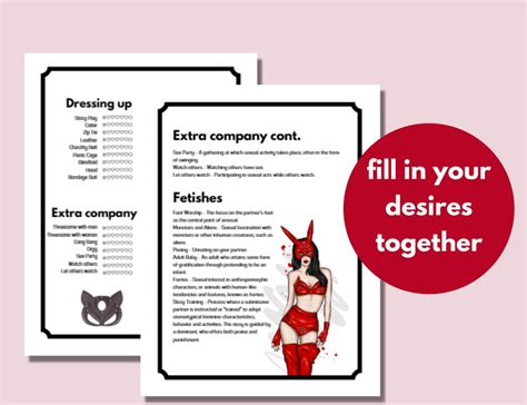 BDSM Game Sex Games Printable Sex Game Kink List Femdom Submissive Sexy Leashes For