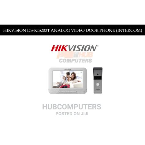 Hikvision Ds Kis203t Analog Video Door Phone Intercom In Madina