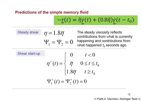 流變學好簡單 The Rheomaster 廣義線性黏彈性流體 Generalized Linear Viscoelastic Fluids