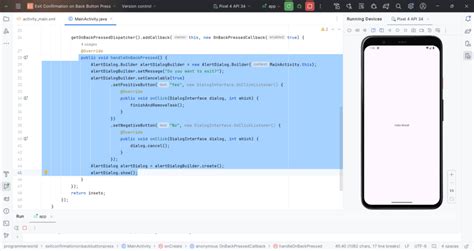 How To Check Exit Confirmation On Clicking Back Button In Android App Programmerworld