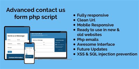 Advanced Contact Us Form Php Script By Saqibrasheed Codester