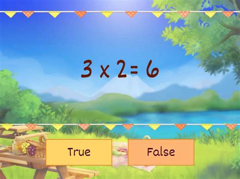 Multiplication Quiz True Or False