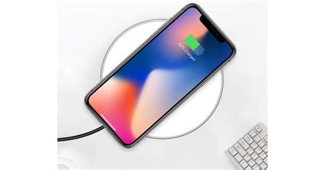 E Smartgadget Incarcator Wireless Fast Charge Efox Aluminum Ultra Slim W White Incarcator