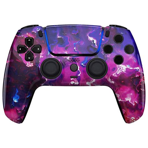 Luna Redesigned Glossy Surreal Lava Front Shell With Touchpad For Ps5 Controller Bdm 010 020 030