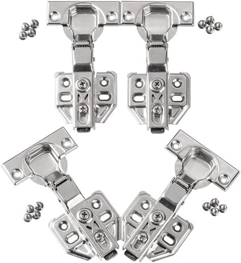 Edulnke Partial Overlay Euro Hinges For Kitchen Cabinet Door Premium
