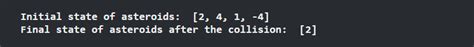 Asteroid Collision Naukri Code 360