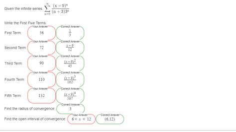 Solved Given The Infinite Series N 0 N 3 3n X9 N Chegg Com